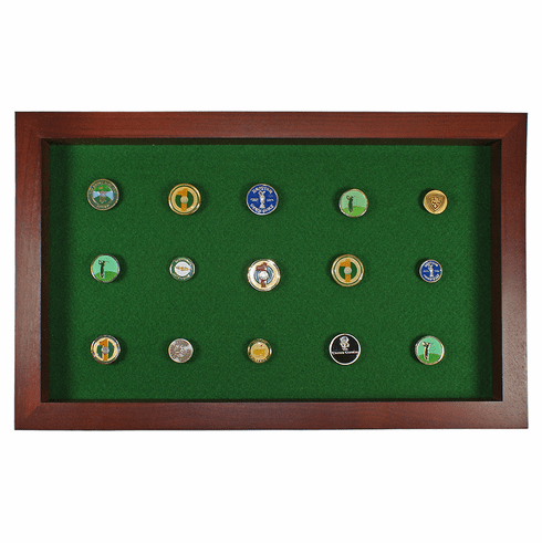 40 Golf Ball Marker Display - Cherry