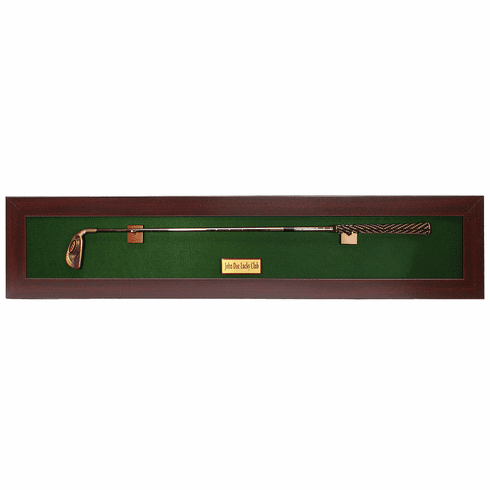 42" Horizontal Framed Golf Club Display | Great Golf Memories