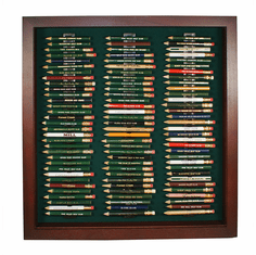 Golf Pencil Collection Display Case Rack