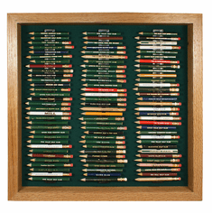 Golf Pencil Collection Display Case Rack