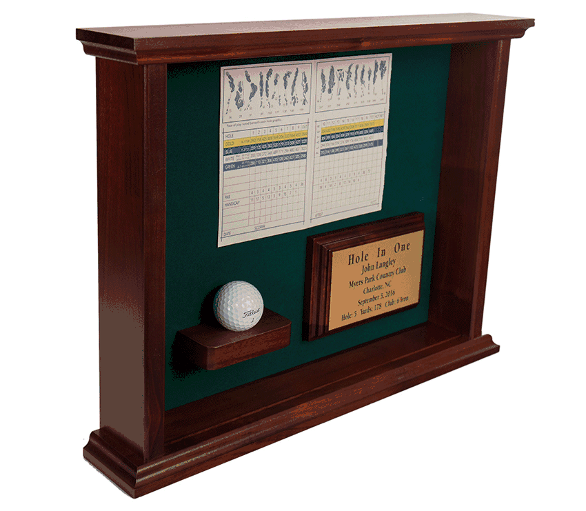 Ball & Photo/Scorecard Shadow Box