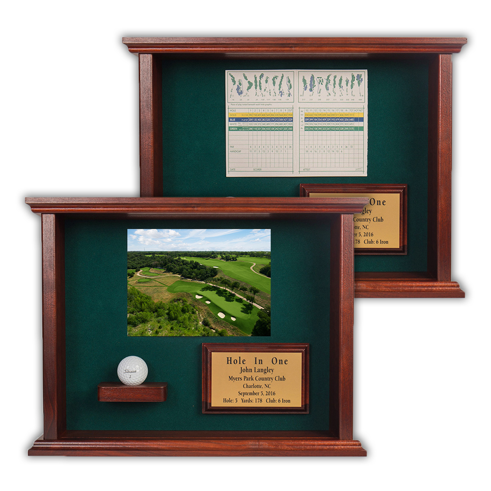 Ball & Photo/Scorecard Shadow Box