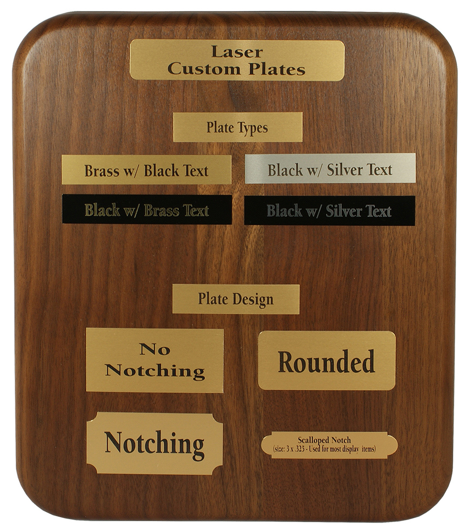 Custom Lasered Plate | Great Golf Memories