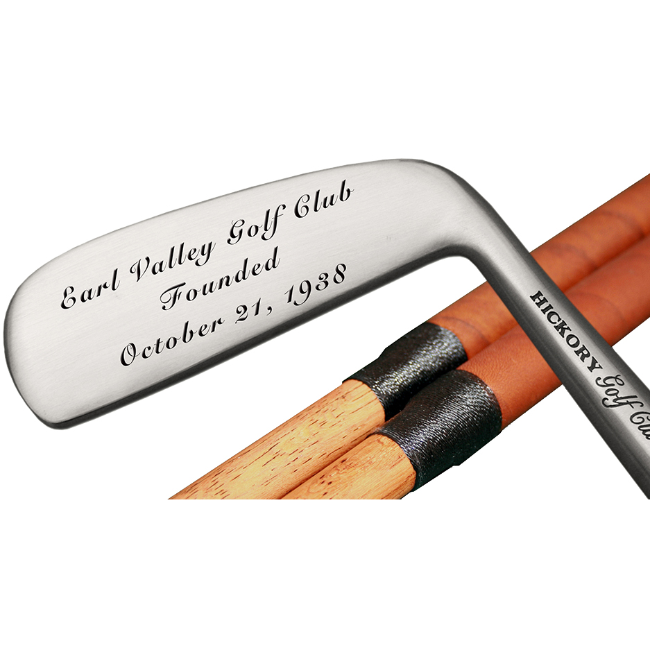 Engraved Classic Hickory Blade Putter