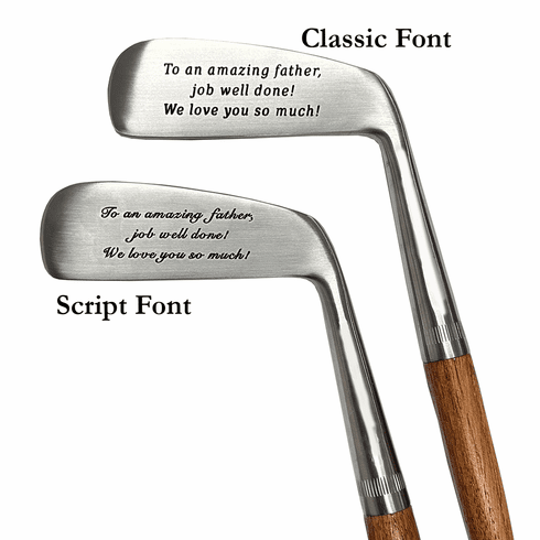 Engraved Classic Hickory Niblick Club | Great Golf Memories