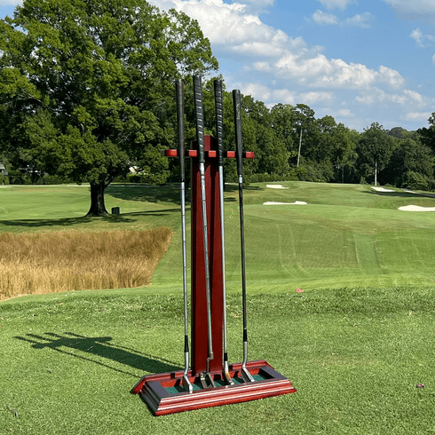 Golf Putter Stand - Cherry | Great Golf Memories