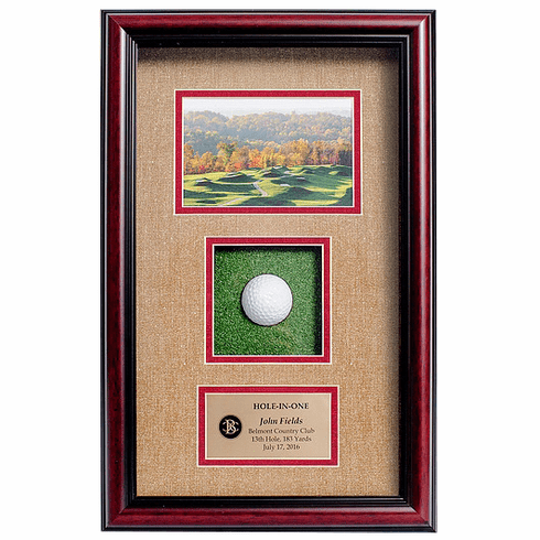 Hole-In-One Custom Photo Shadow Box