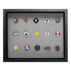 Golf Ball Marker Display Case, Holder, Cabinet