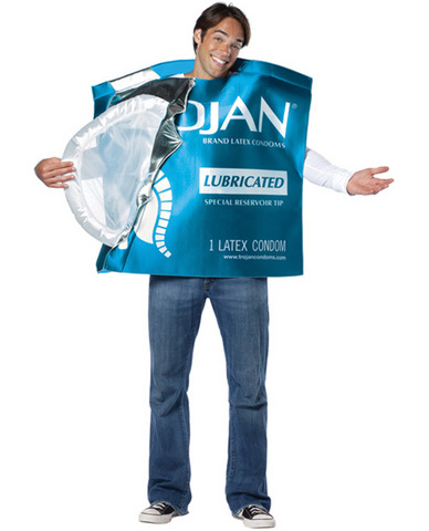 Open Trojan Condom Wrapper