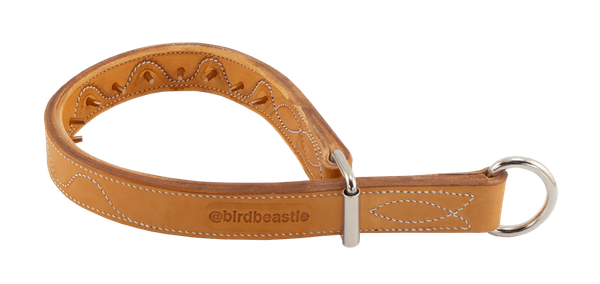 23 in. BirdBeastie Leather Pinch Collar | Gun Dog Supply