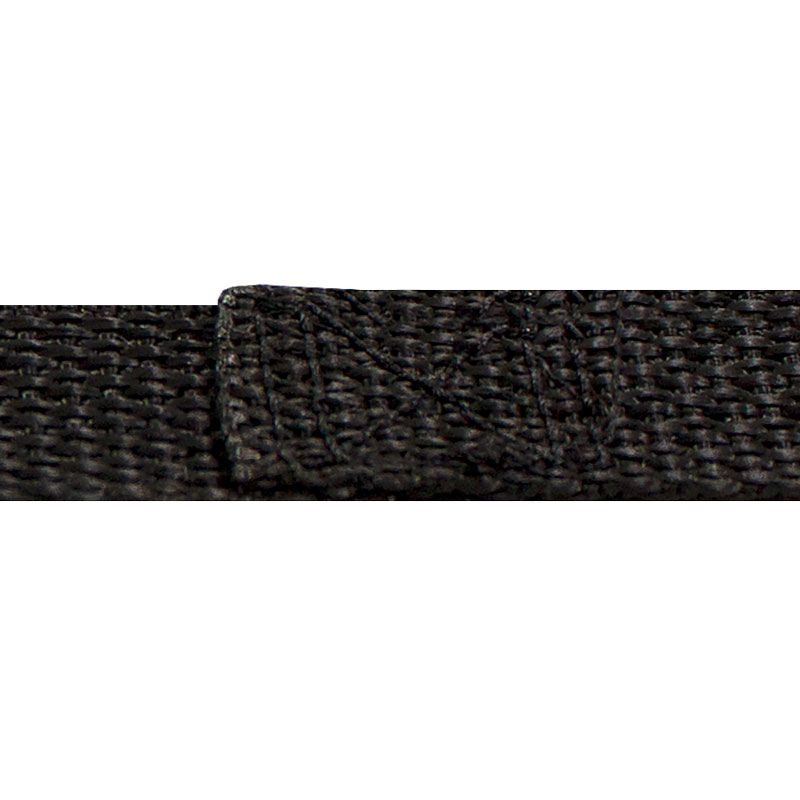 BLACK Flat Polypropylene Webbing Check Cord -- 5/8 in. x 15 ft.. $8.50.