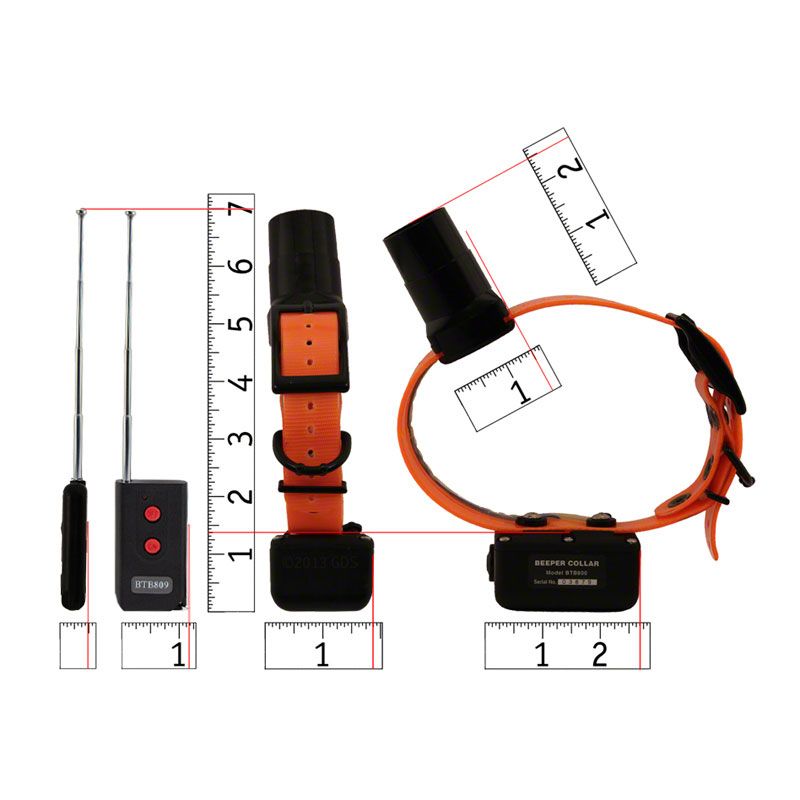 SINGLE BEEP BTB 809 Baritone Beeper Collar with Remote Activation ...
