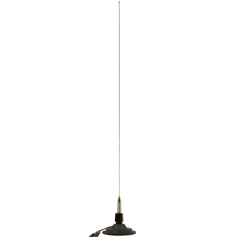 Super 6" Base MagMount with Spring Whip Long Range Antenna. $54.95.