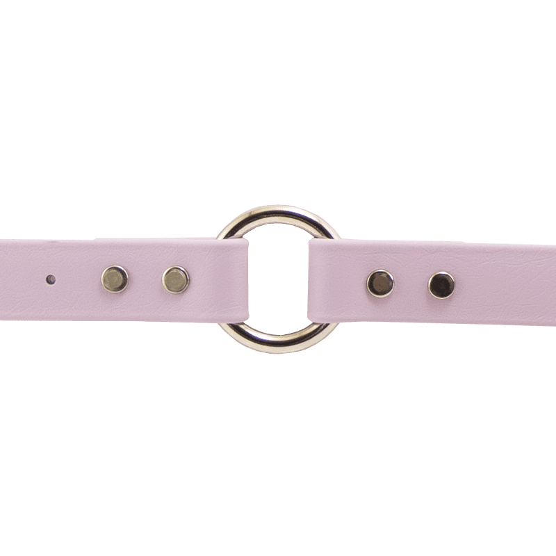 MOPIX - Super Heavy Biothane Center Ring Collar Outside Ring Detail.