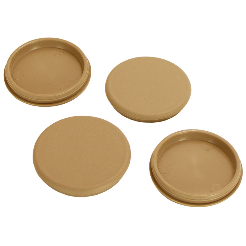 MOPIX - Cot Leg Plugs in Tan.
