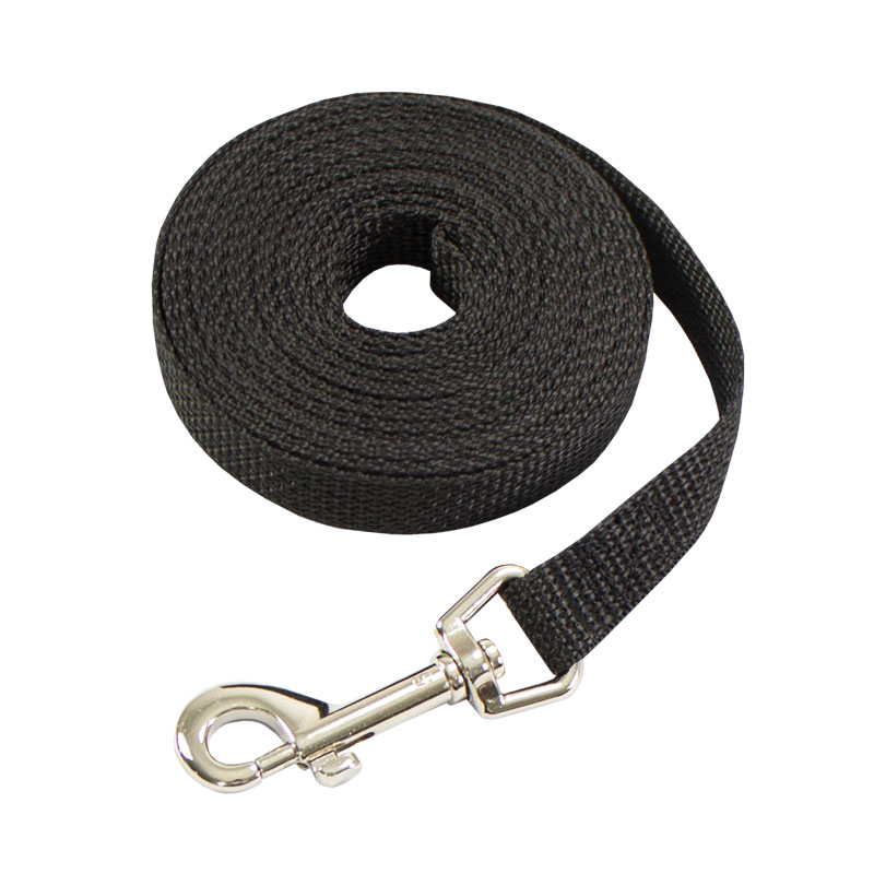 BLACK Flat Polypropylene Webbing Check Cord -- 5/8 in. x 15 ft.. $8.50.