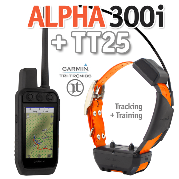 Garmin ALPHA 300i + TT25 GPS Dog Tracking E-Collar Combo. $1,199.98 ...