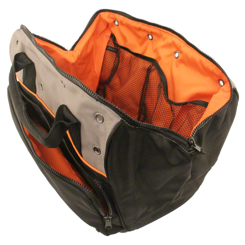 MOPIX - Garmin Field Bag Orange Interior Detail.