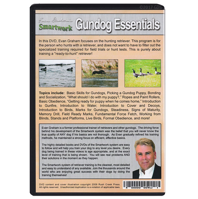 MOPIX - Gundog Essentials DVD back.