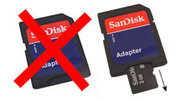 MicroSD Card Installation -- Garmin Alpha 100.