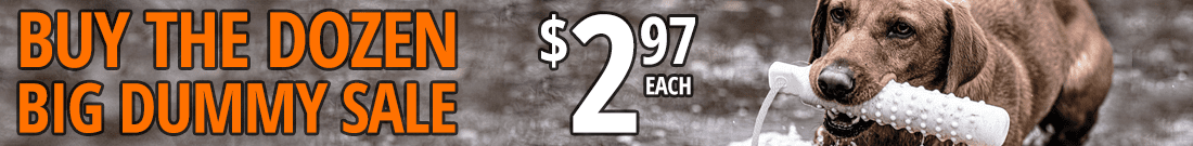 ORANGE PAC Posi-Grip Knobby Soft Plastic Dummies. $4.49.