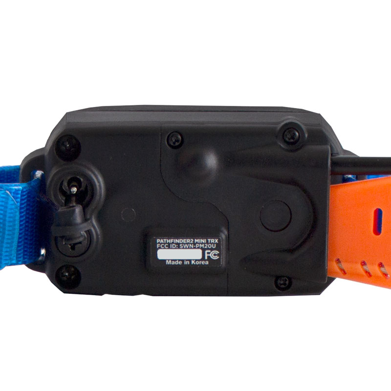 MOPIX - Pathfinder 2 Mini TRX Collar Charging Port Detail.