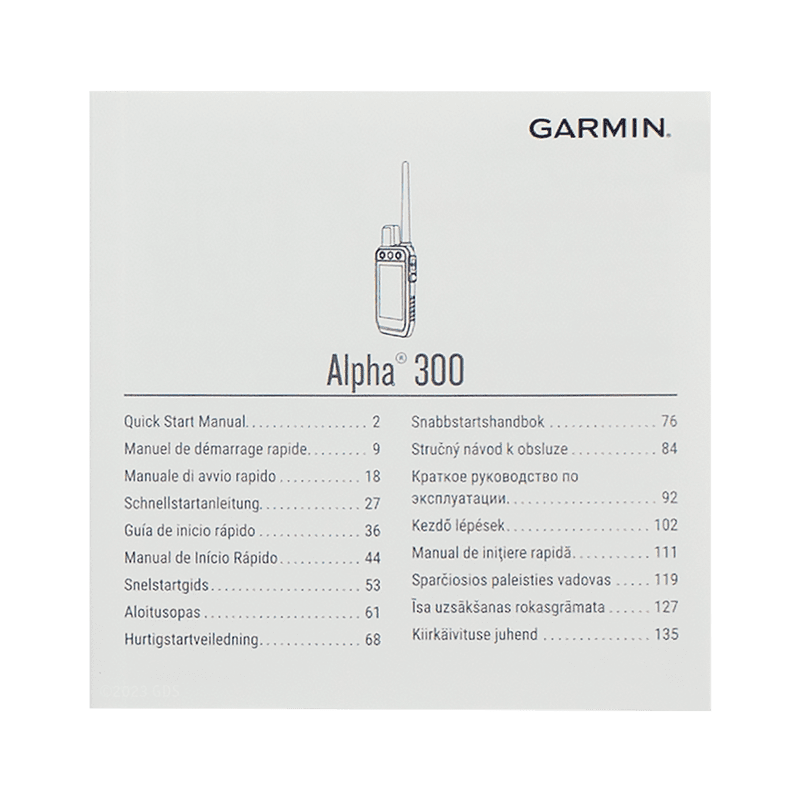 Garmin ALPHA 300 Handheld Only. $799.99. FREE Shipping US48