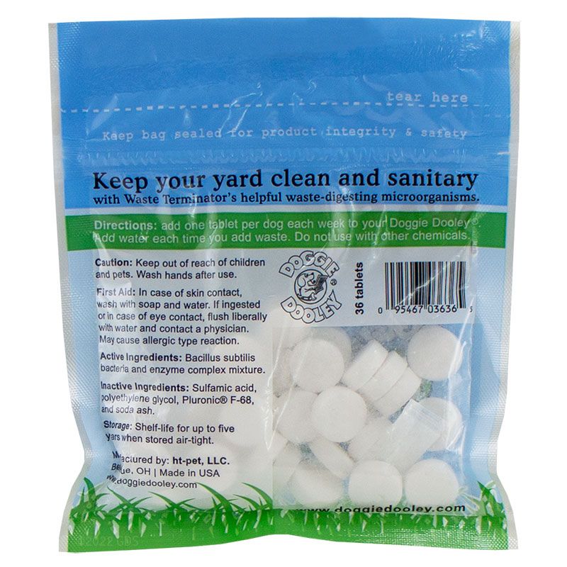 Doggie Dooley Waste Terminator Tablets - 36 tablets. $13.95.