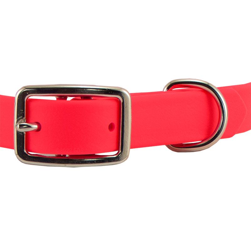 Little LASER Dawg -- HOT PINK 3/4 in. Super-Heavy Biothane Standard Collar. $15.99.