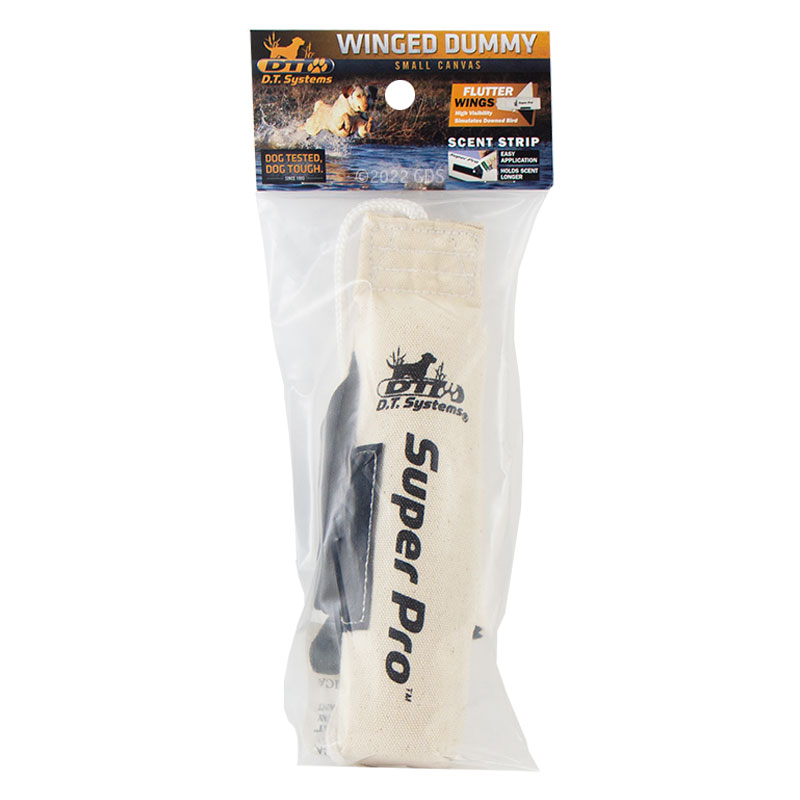 DT Systems Super Pro Small Winged Flyer Canvas Dummy with Scent Strip ...