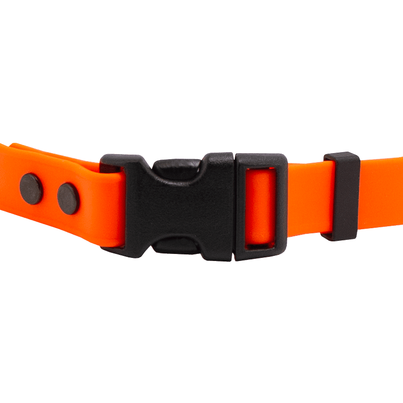 MOPIX - Biothane Adjustable Quick Release E-Collar Strap Buckle Detail.