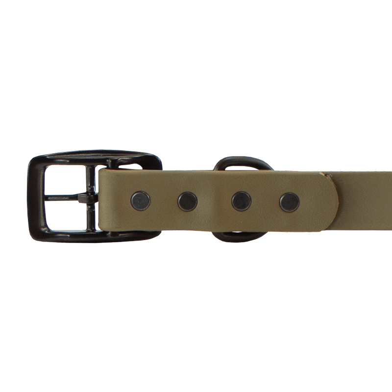 MOPIX - Super Heavy Biothane Standard Collar Buckle Detail.