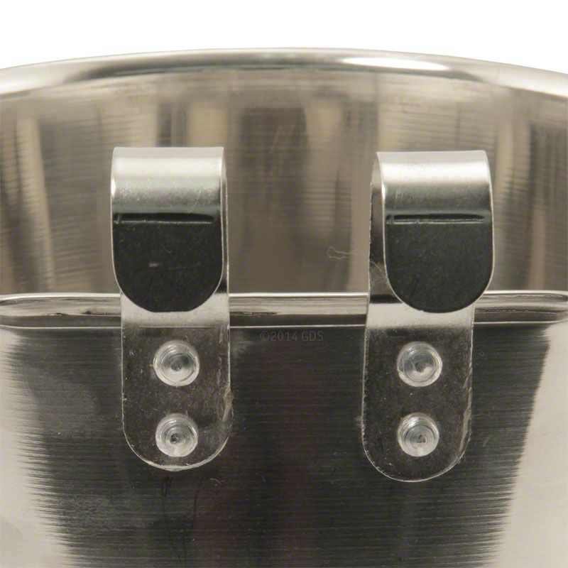 Flat Sided Water Bucket with Riveted Hooks - 4 Quart. $39.99.