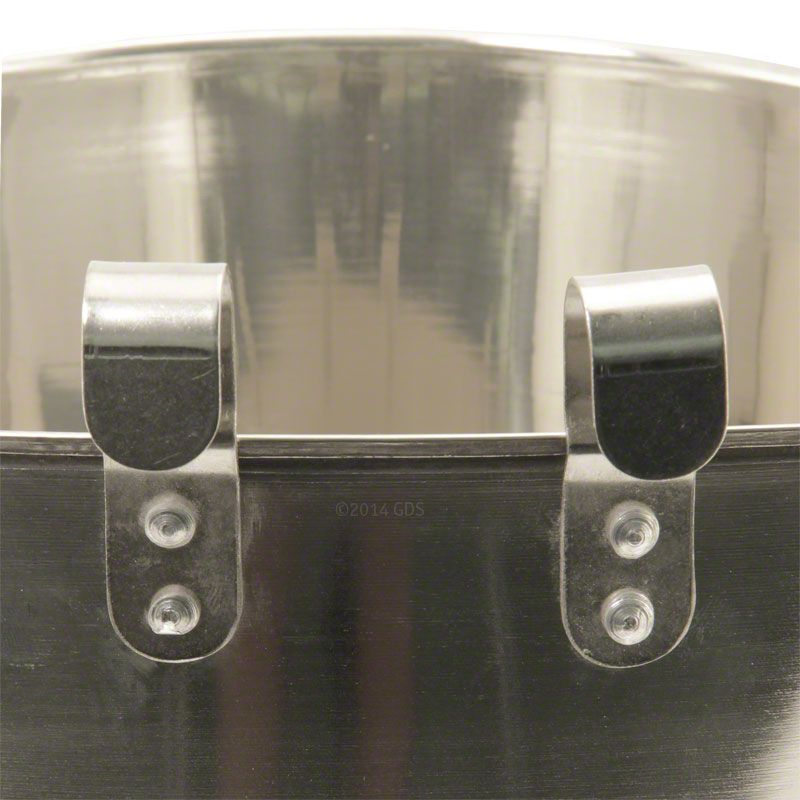 Flat Sided Water Bucket with Riveted Hooks - 9 Quart -- Set of 2. $119.98.