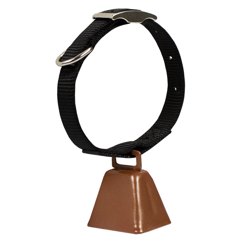 Steel Hunting Dog Bell with 3/4 in. Nylon Collar. $12.99.