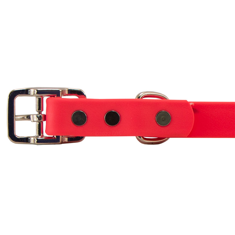MOPIX - Super Heavy Biothane Standard Collar Buckle Back.
