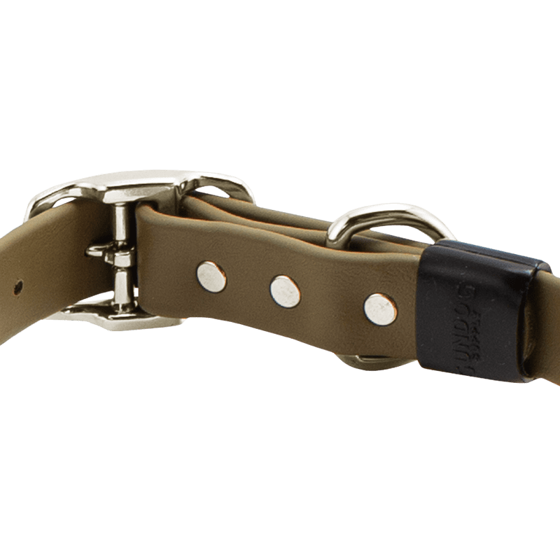MOPIX - Super Heavy Biothane Standard Collar Buckle Back.