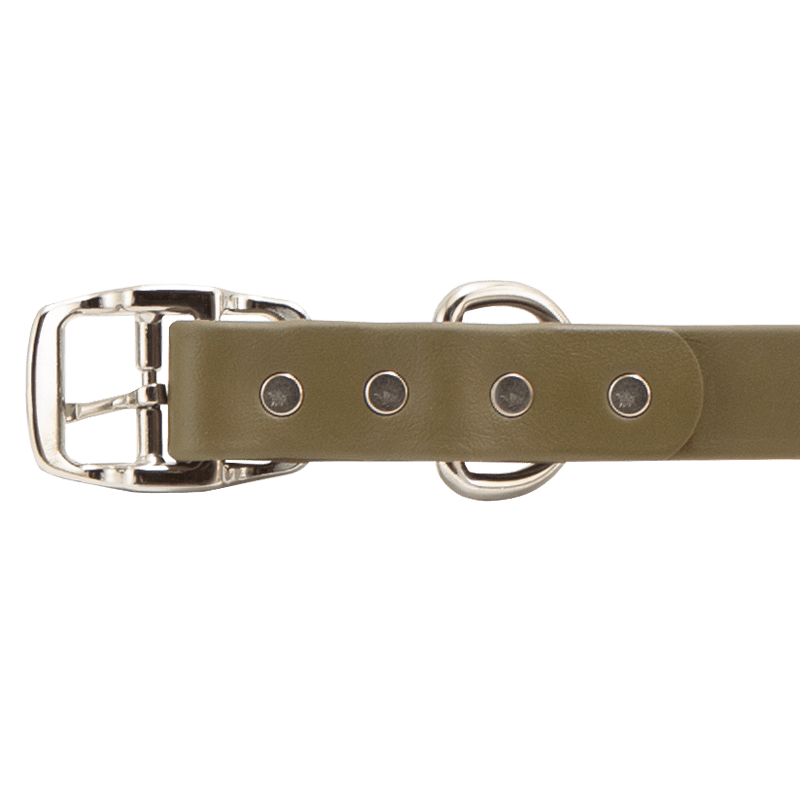 MOPIX - Super Heavy Biothane Standard Collar Buckle Detail.