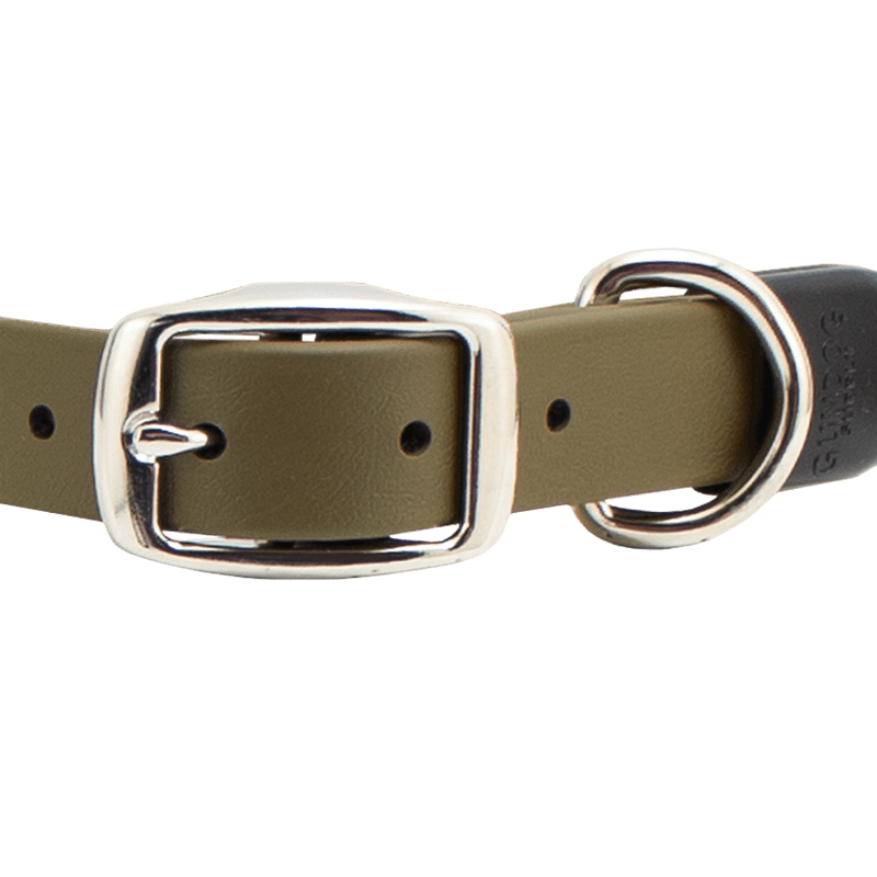 MOPIX - Super Heavy Biothane Standard Collar Buckle Front.