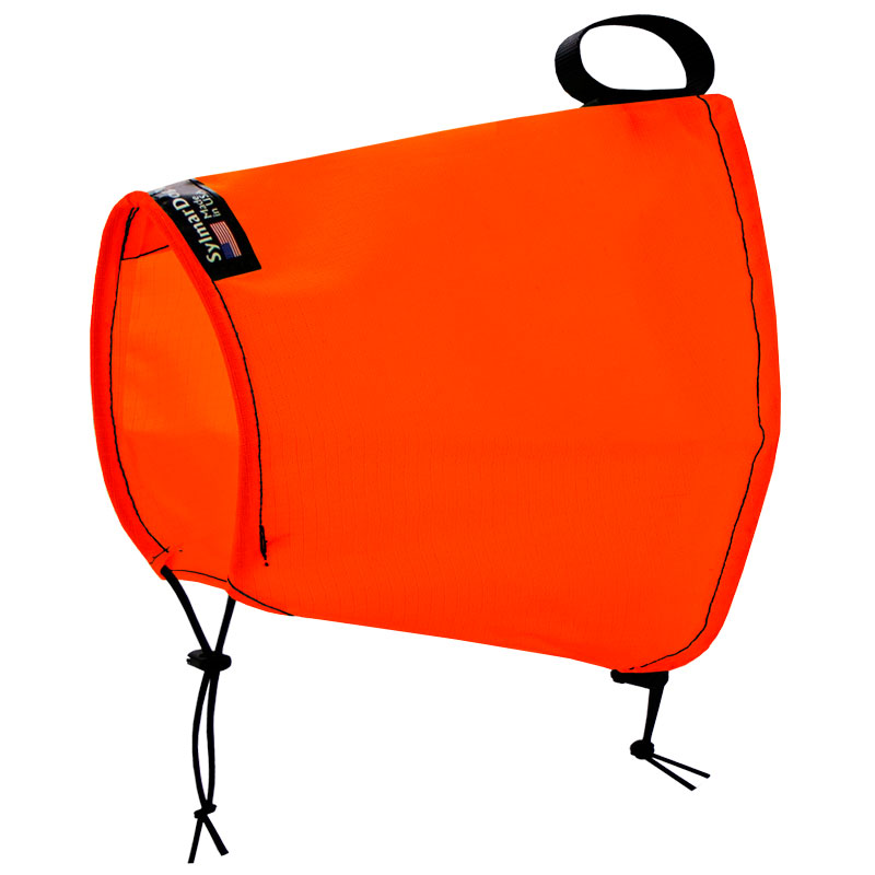 ORANGE Sylmar Head Hood for Dogs -- Head and Ear Protection. $19.00.