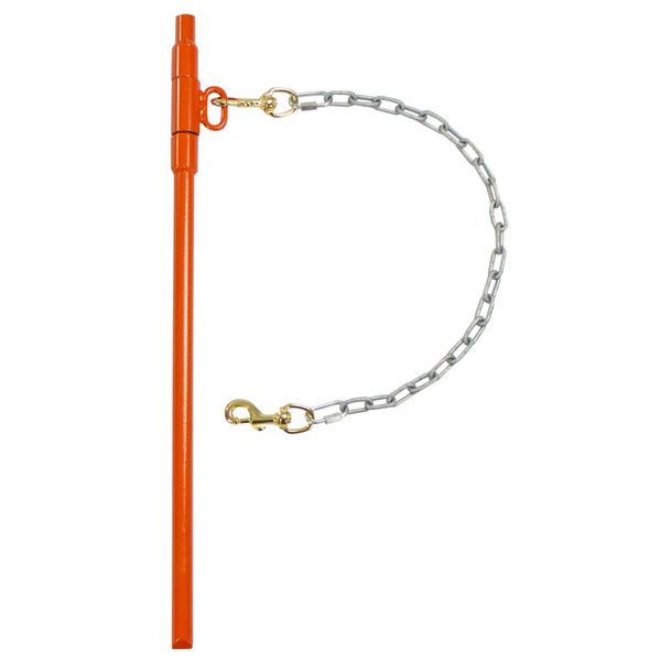 SMALL TBI Pro-Style 23 in. STAKE OUT with Swivel & Chain | Gun Dog Supply