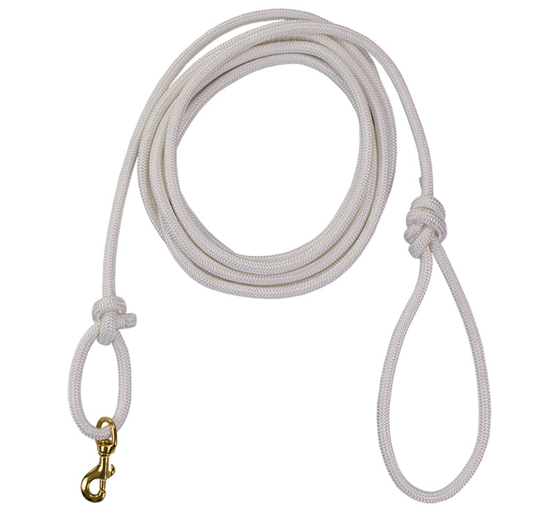 Nylon Whoa Post Rope -- White 7/16 in. x 18 ft.. $29.95.