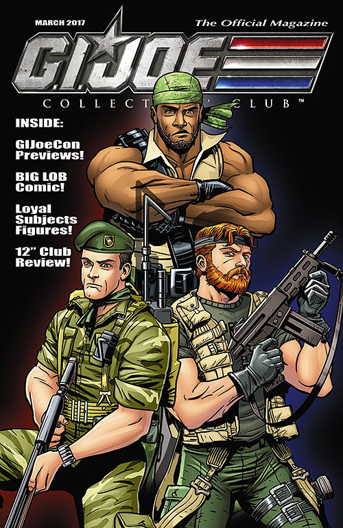GI JOE Collectors Club Comic Book - March 2017 GI Joe Action Figures, G ...