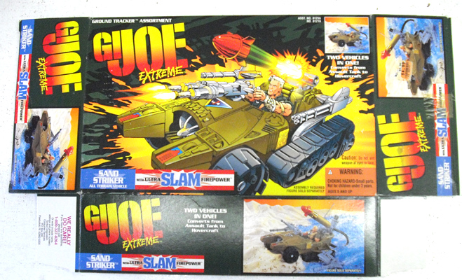 GI JOE Extreme Sand Striker (box) GI Joe Action Figures, G.I. Vintage ...