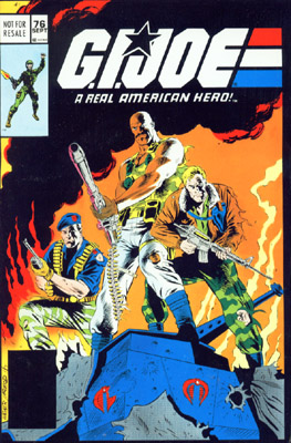 GI JOE Comic Book Reissue #76 GI Joe Action Figures, G.I. Vintage 1980s ...