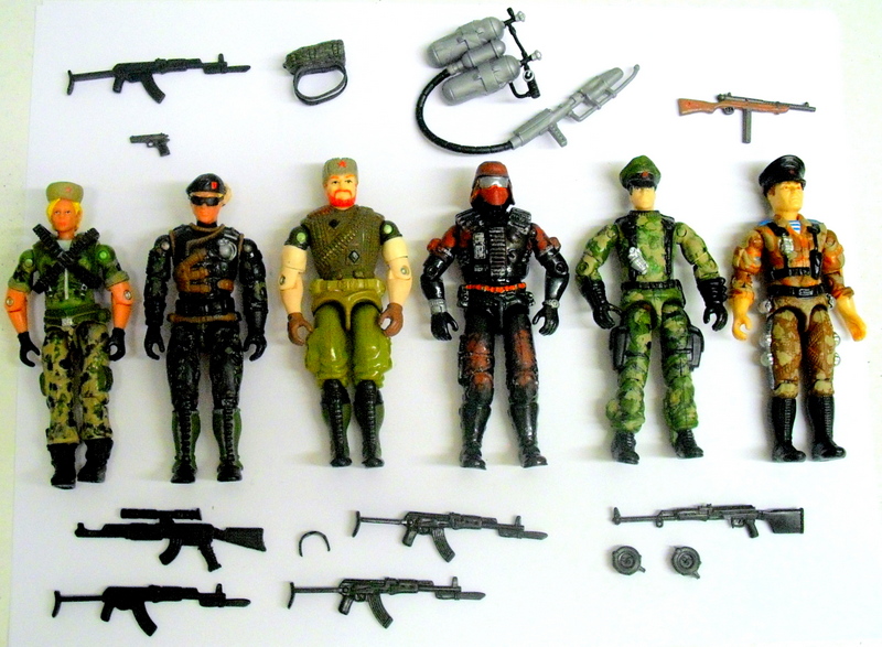 GI JOE Oktober Guard: Diana, Schrage, Big Bear, Dragonsky, Col. Brekhov ...