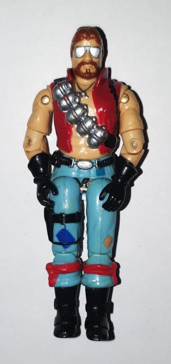 GI JOE 1986 Dreadnok Monkeywrench Damaged Action Figure GI Joe Action ...
