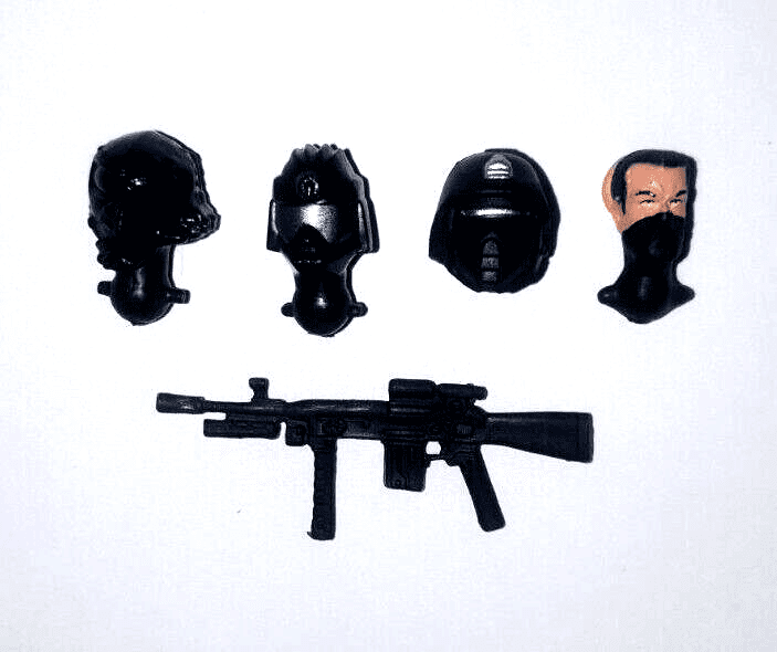 GI JOE Black Major Crimson Guard Immortal Frag Action Figure CUSTOM ...