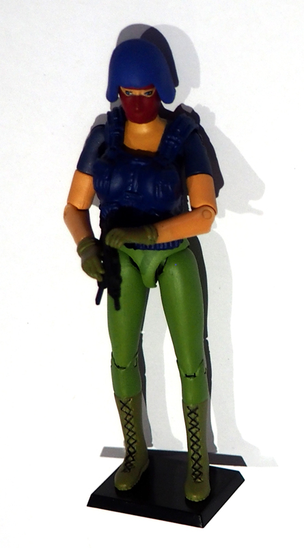 Spylounge Field Trooper (Blue Vest) 1:18 Scale Female Action Figure! GI ...