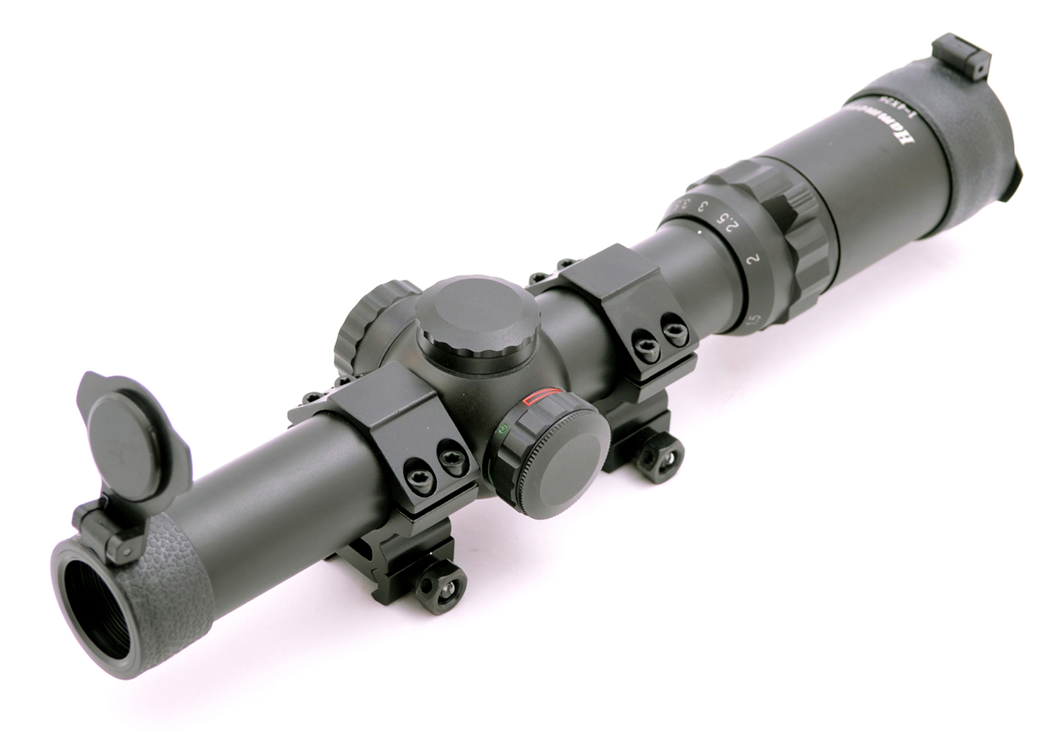 Hammers 1-4X24 30mm HOG Riflescope with Illuminated Quick Dot Pig Reticle